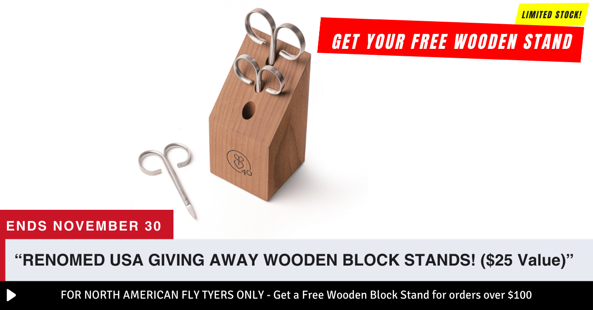 Renomed USA | Premium Hand-Made Scissors | Fly Tying